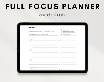 Minimalist Daily Planner, iPad Planner, Digital Planner - Etsy