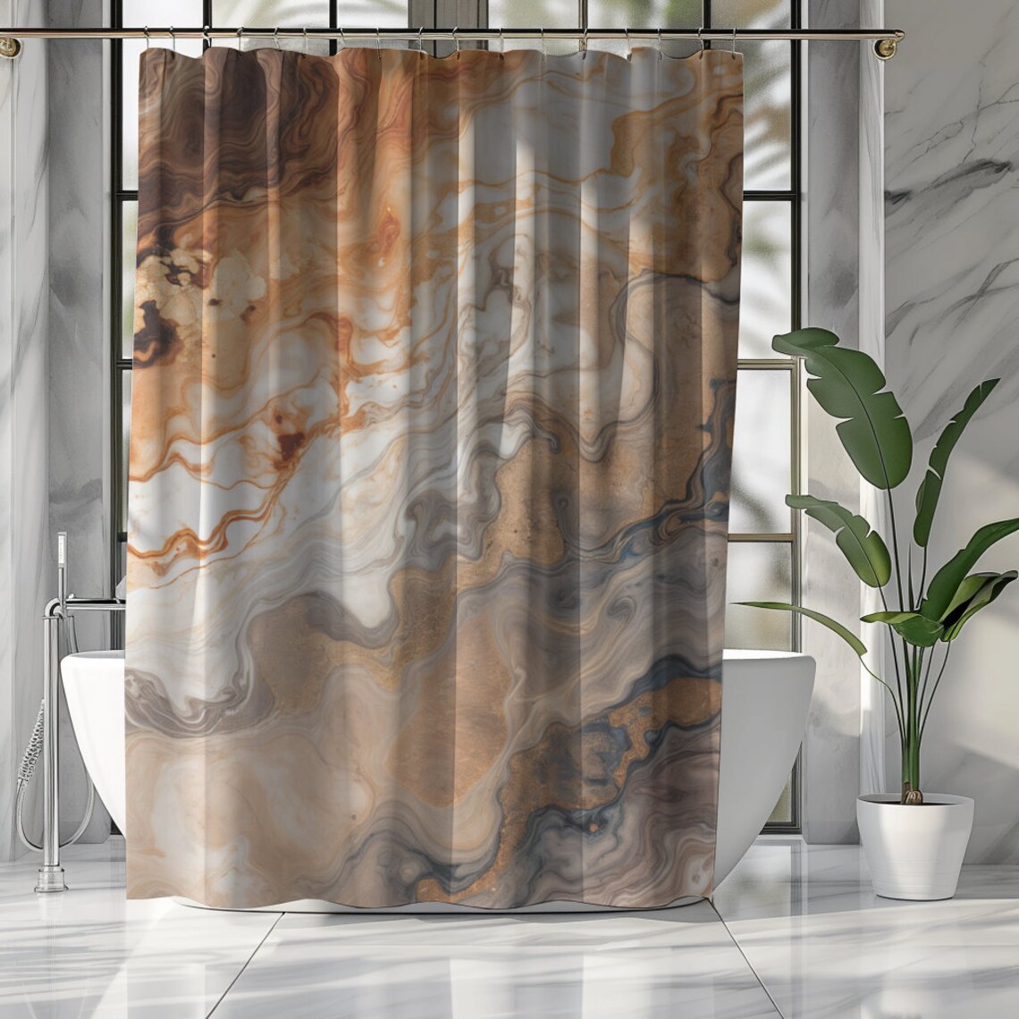 Sands Design Shower Curtain Sand Shower Curtain Artistic Boho Chic ...