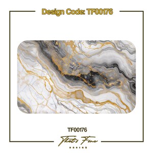 Beige Veins Bath Mat Marble Bath Mat Golden Curves for Bathtub Marble ...