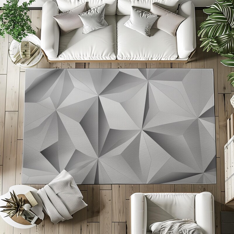 Modern Abstract Rug - Etsy