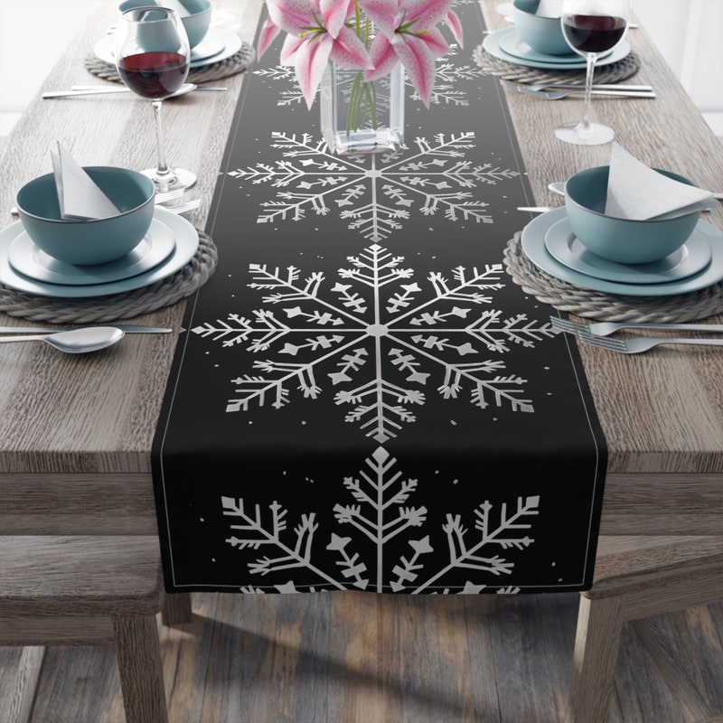 Winter Table Runner - Etsy