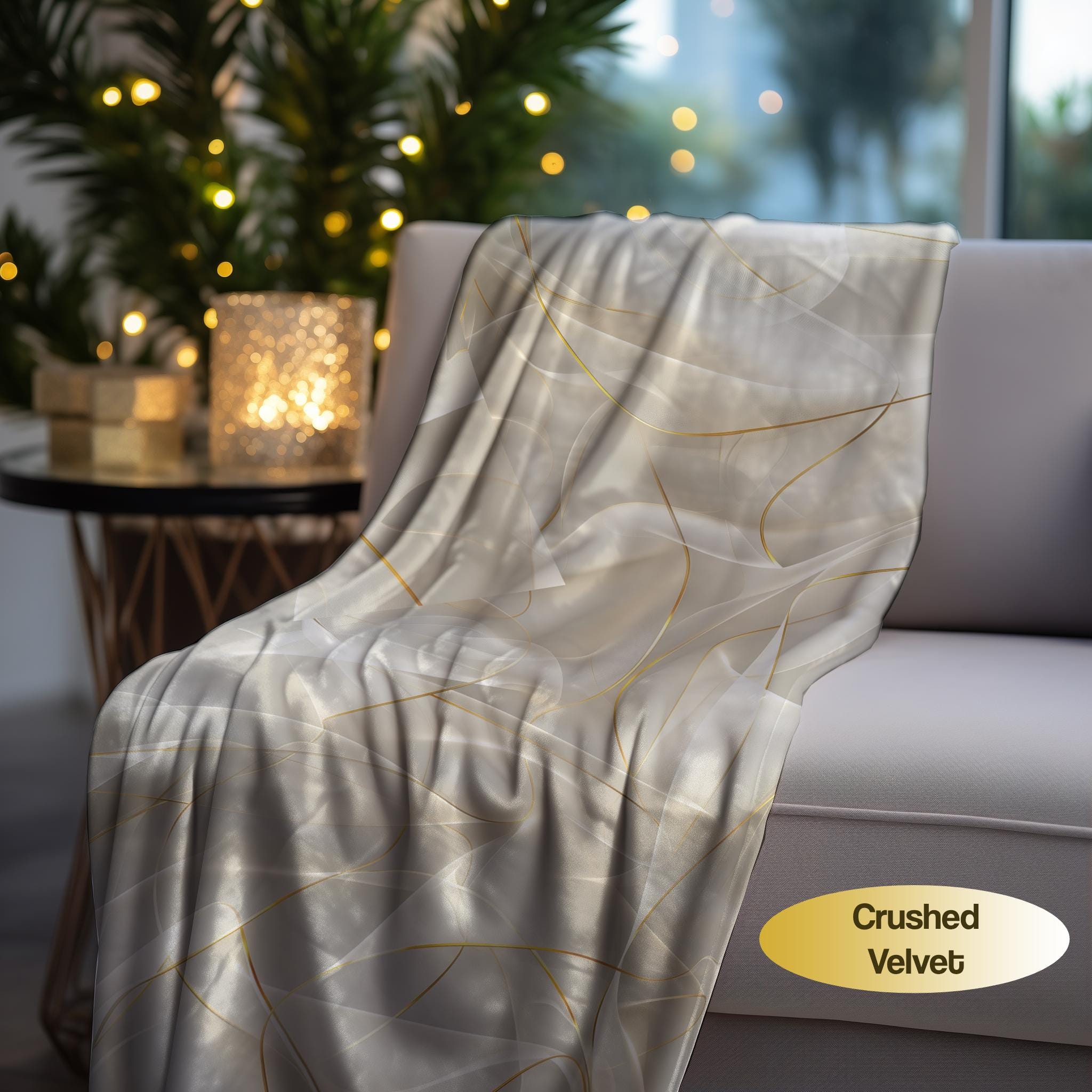 Ribbon Golden Standard Blanket Throw Blanket Ribbon Gray Sofa Abstract ...