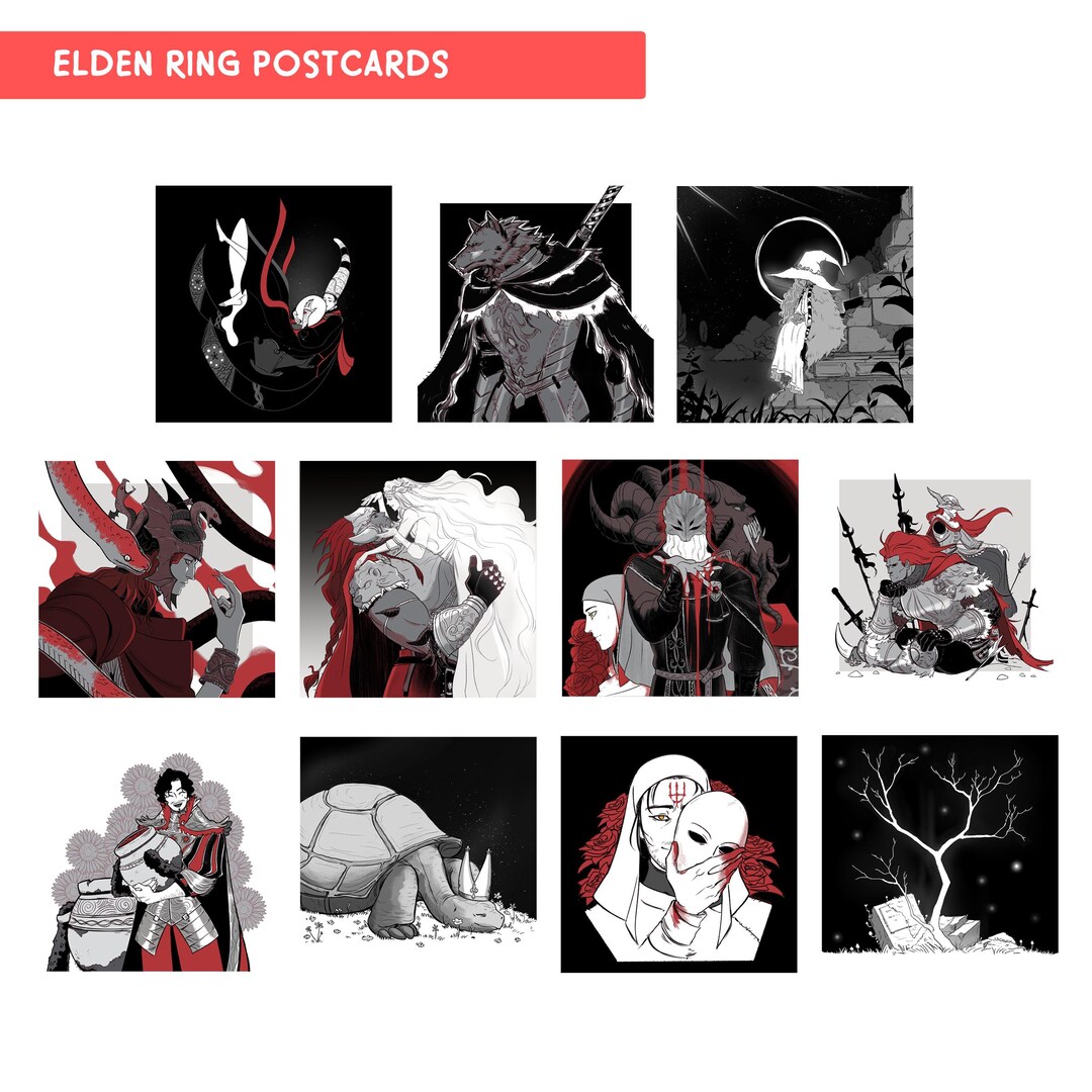 Elden Ring Postcards - Etsy
