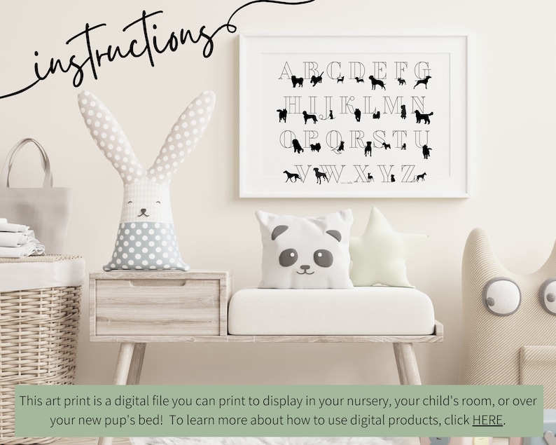 Nursery Alphabet Printable - Etsy