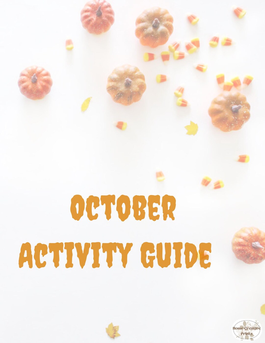 October Homeschool Activity Guide - Etsy