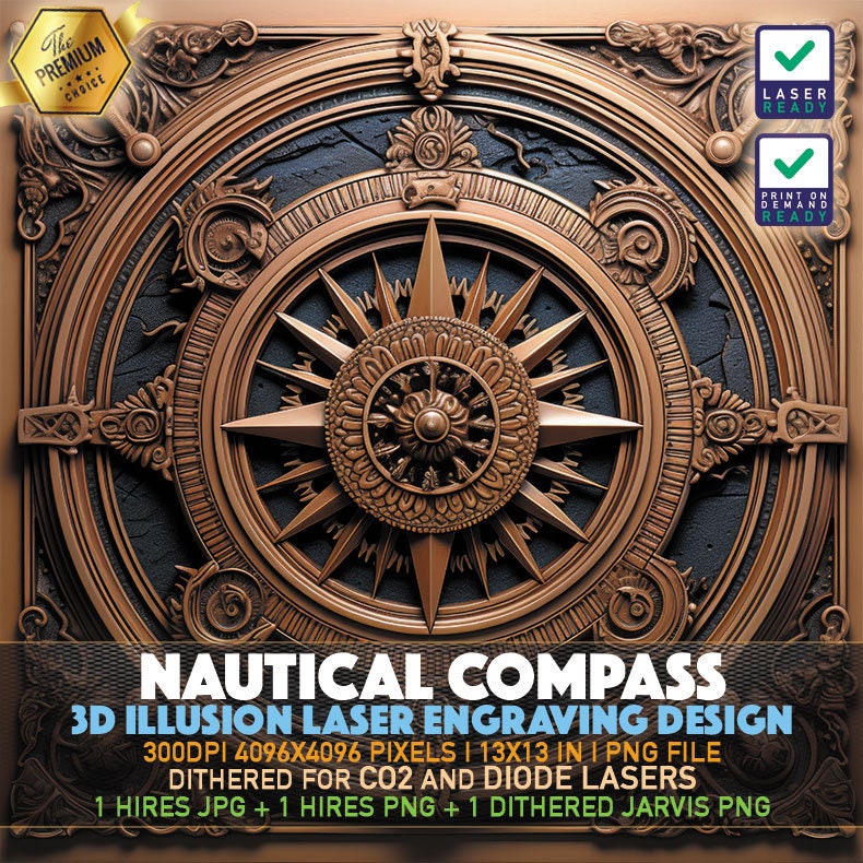 Laser Engraving File 3D Illusion PNG Lightburn File PNG Engraving ...