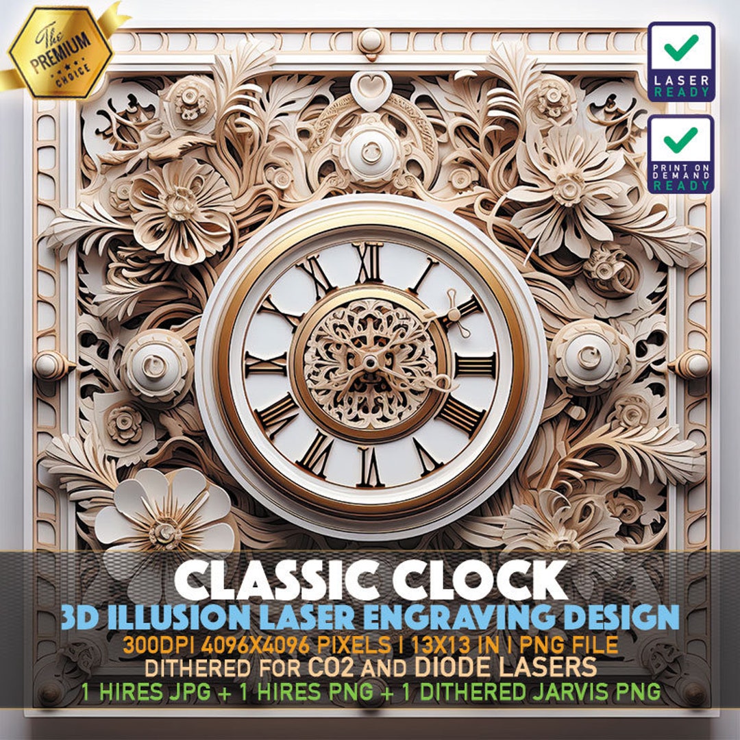 Laser Engraving File | 3D Illusion PNG | Lightburn File | PNG Engraving ...