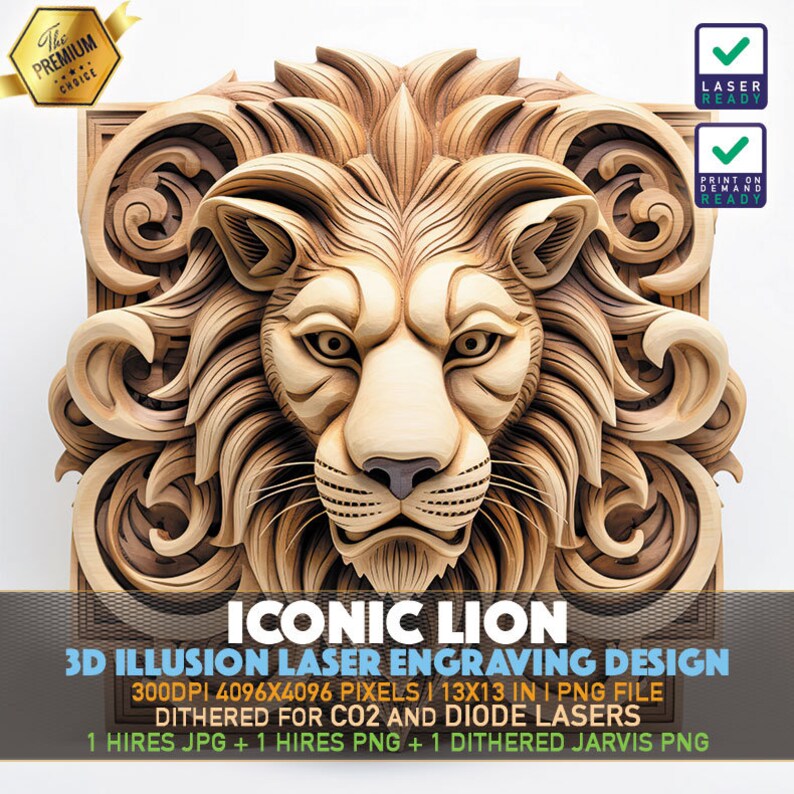 Laser Engraving File | 3D Illusion PNG | Lightburn File | PNG Engraving ...