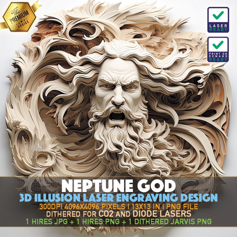 Laser Engraving File 3D Illusion PNG Lightburn File PNG Engraving ...