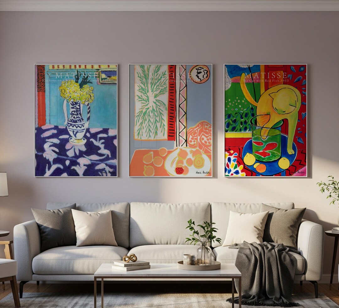 Henri Matisse Poster, Matisse Prints Set of 3, Matisse Wall Art ...