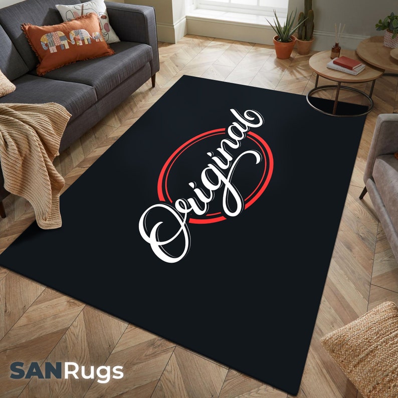 Original Logo Hand Written Rug Lettering Design Carpet - Etsy