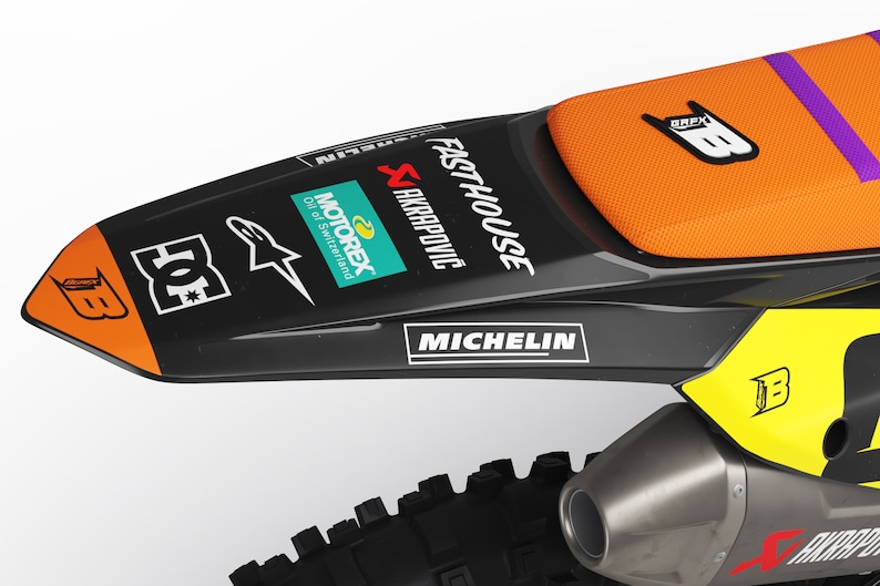 KTM SX-SXF 125-250-350-450 2023-2024 Full Graphics Kit With - Etsy