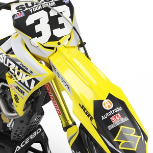 Suzuki Rmz 250-450 2018-2023 Full Graphics Kit With Riders Id. - Etsy