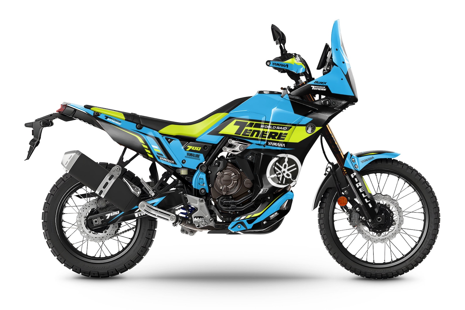 Yamaha Tenere 700 World Raid Full Graphics Kit With Riders Id. - Etsy