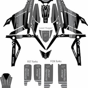 Talaria Sting R Mx Mx3 Mx4 Full Graphics / Stickers Kit With Riders Id ...