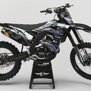 Honda Crf 250-450 2017-2021 Holochromed Full Graphics Kit With Riders ...