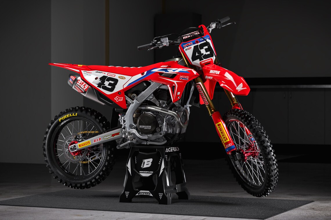 Honda Crf 250-450 2021-2023 Full Graphics Kit With Riders Id. - Etsy