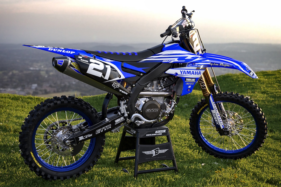 Yamaha Yzf 250-450 2018-2022 Chrome Full Graphics Kit With Riders Id ...