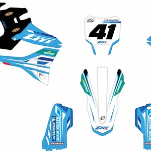 Tm Racing Mx En Smr Smx 125-250-350-450 2022-2024 Full Graphics Kit ...