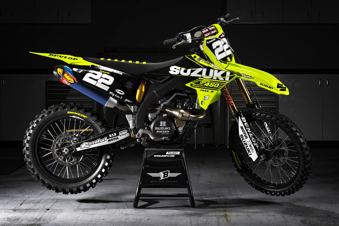 Suzuki Rmz 250-450 2018-2023 Full Graphics Kit With Riders Id. - Etsy