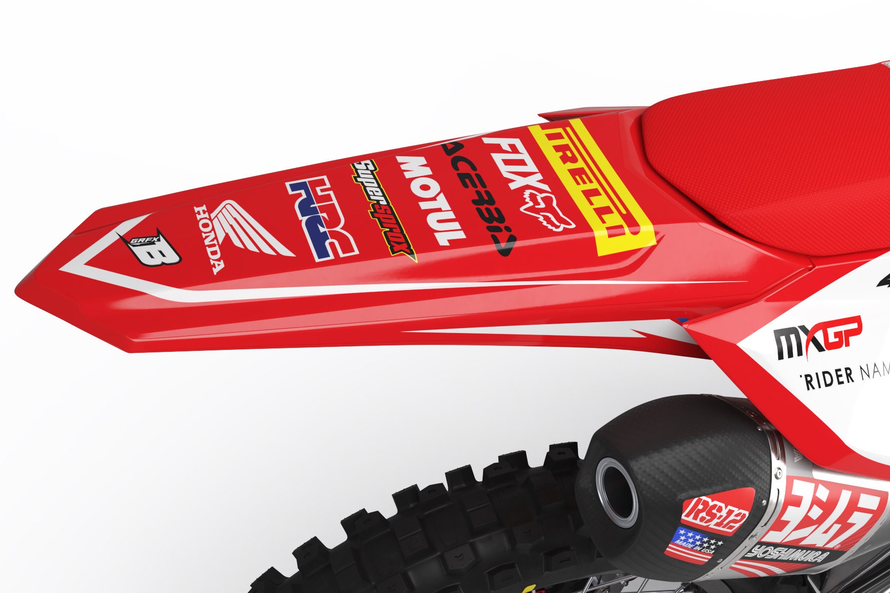 Honda Crf 250-450 2021-2023 Full Graphics Kit With Riders Id. - Etsy