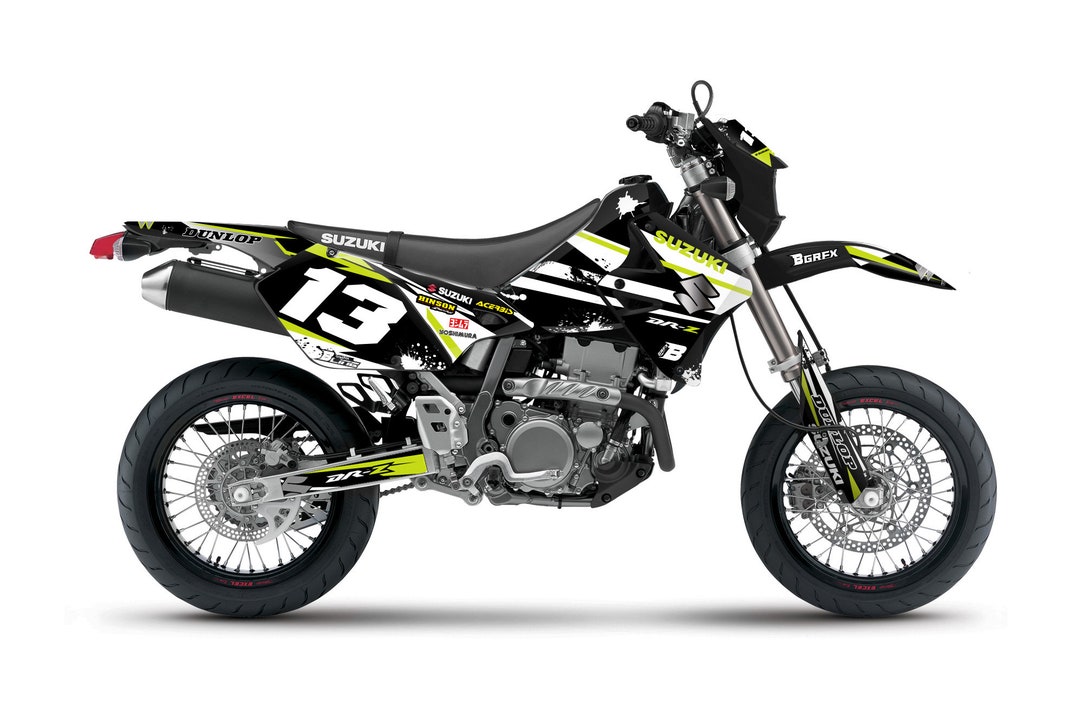 Suzuki DRZ 400 2000-2023 Full Graphics Kit With Riders Id. - Etsy