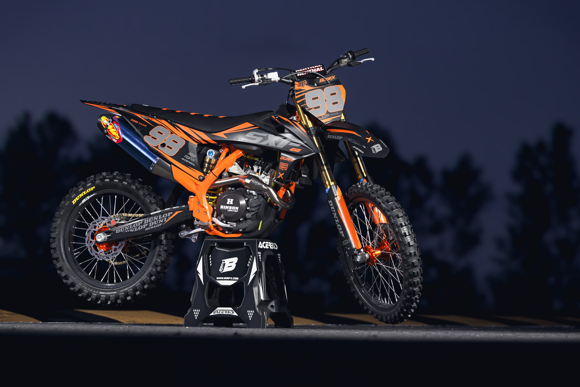 KTM SX-SXF 125-250-350-450 2019-2022 Full Graphics Kit With - Etsy