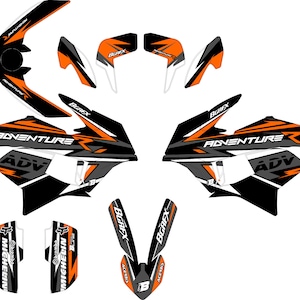 KTM ADVENTURE R 790-890 2018-2022 Full Graphics Kit With Riders Id. - Etsy