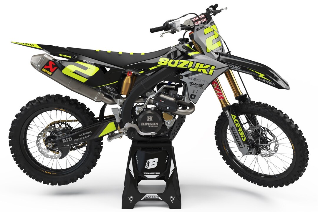 Suzuki Rmz 250-450 2018-2023 Full Graphics Kit With Riders Id. - Etsy