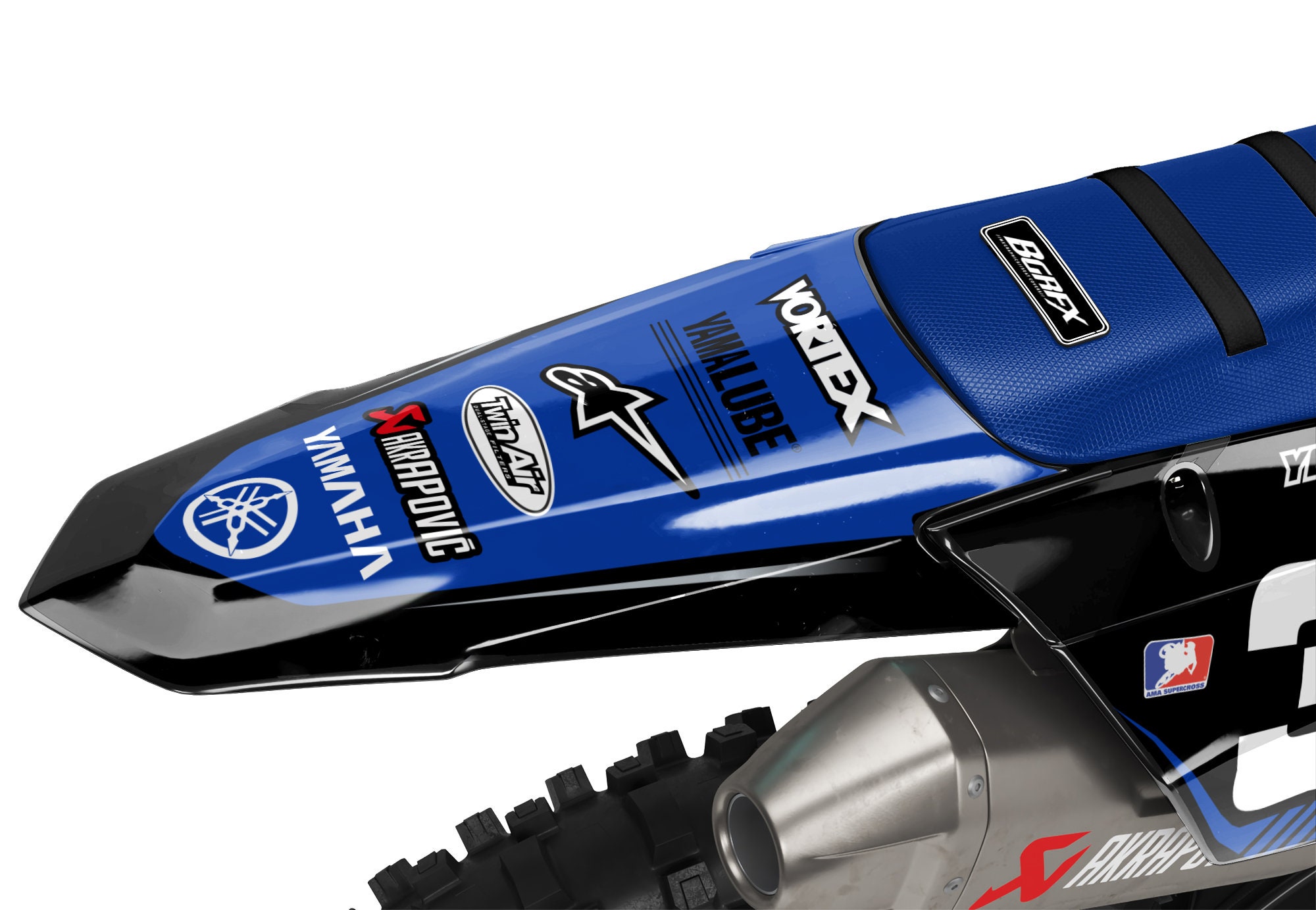 Yamaha Yzf 250-450 2023-2024 Full Graphics Kit With Riders Id. - Etsy
