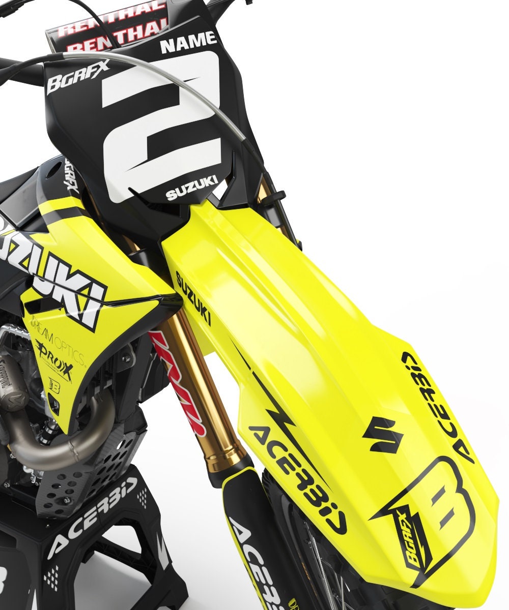 Suzuki Rmz 250-450 2018-2023 Full Graphics Kit With Riders Id. - Etsy
