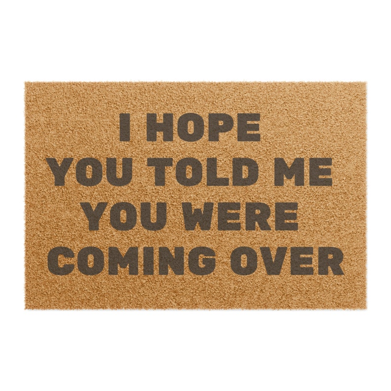 Funny Doormat, Grumpy Welcome Mat Housewarming Gift for Introvert ...