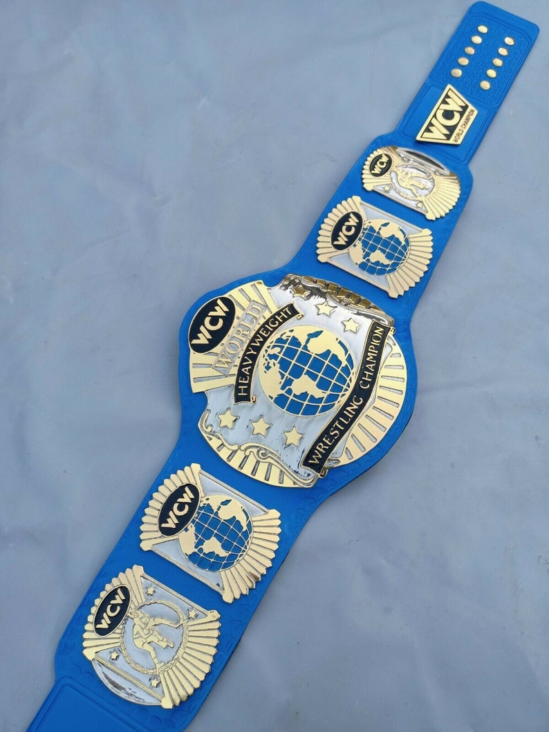 WCW Regular Heavyweight Championship Replica Title Belt - Etsy