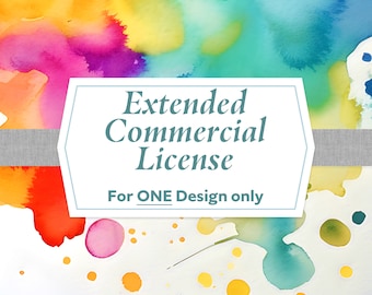 Extended Commercial License Unlimited Sales for the 1 Clip - Etsy