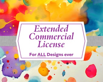 Extended Commercial License Unlimited Sales for the 1 Clip - Etsy