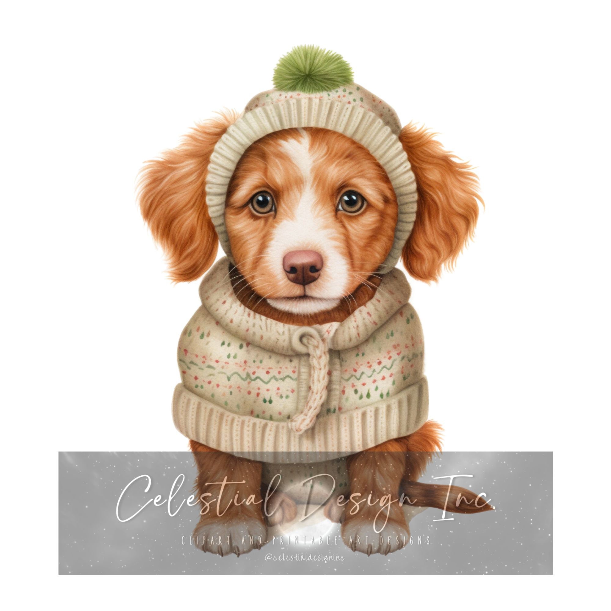 Cute Dogs PNG Clipart Bundle Full License 22 Designs Instant Download ...