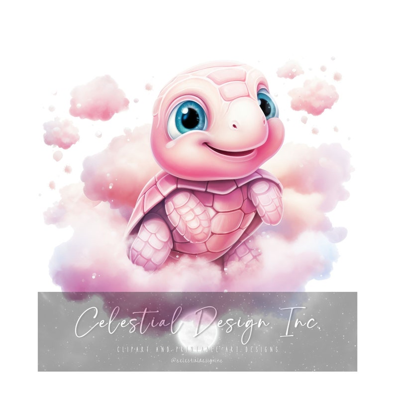 Cute Pink Animals PNG Clipart Bundle Full License 21 Designs Instant ...