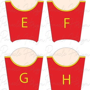 Fries Letter Matching Activity - Etsy