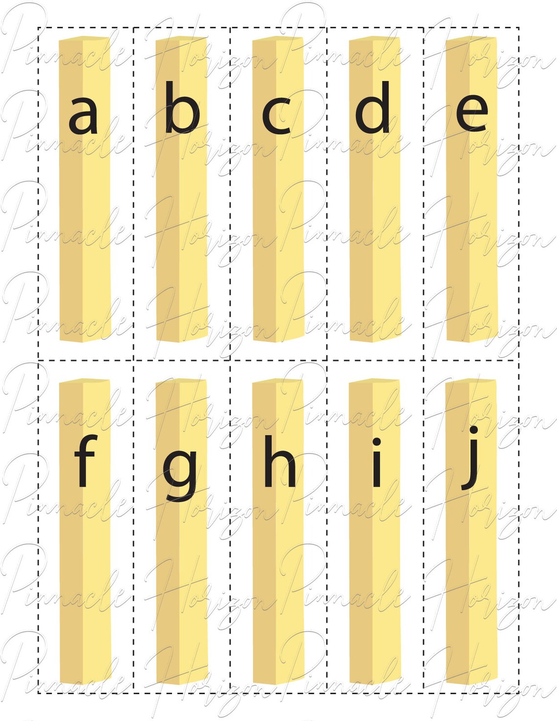 Fries Letter Matching Activity - Etsy