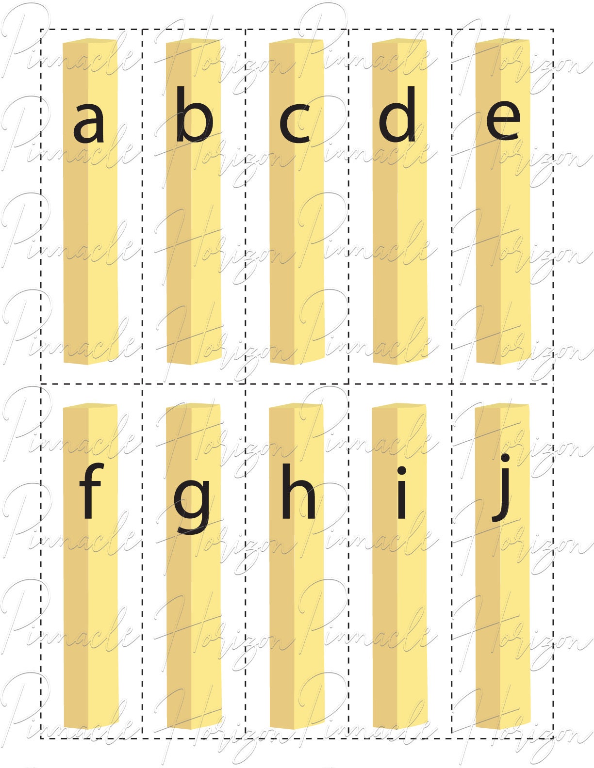 Fries Letter Matching Activity - Etsy