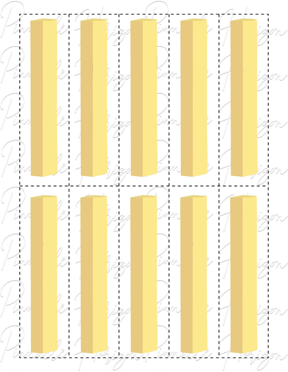 Fries Letter Matching Activity - Etsy