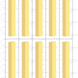 Fries Letter Matching Activity - Etsy