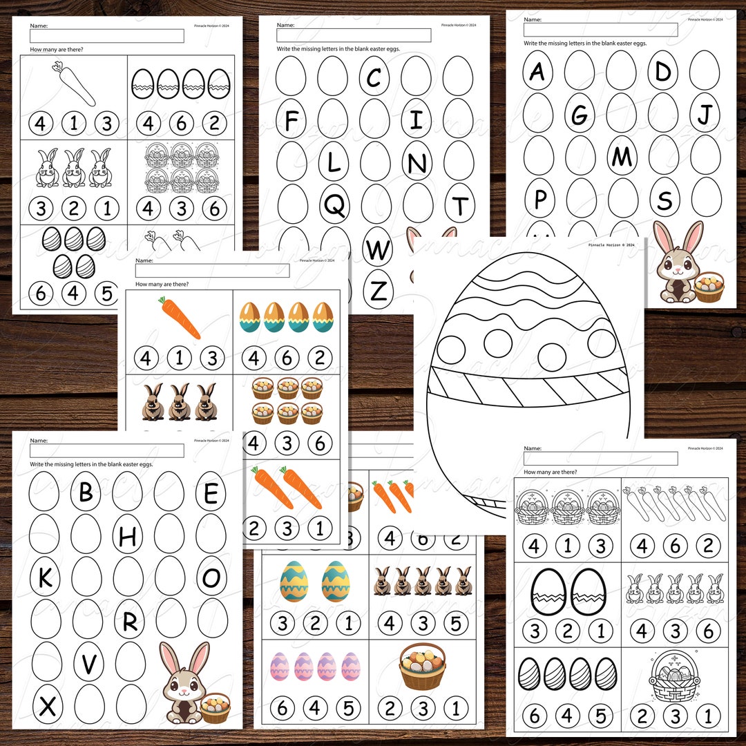 Easter Kids Activity Bundle - Etsy