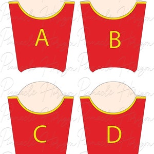 Fries Letter Matching Activity - Etsy