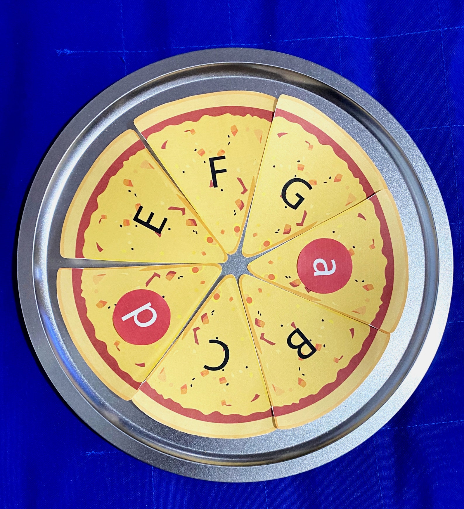 Pizza Letter Matching Activity - Etsy