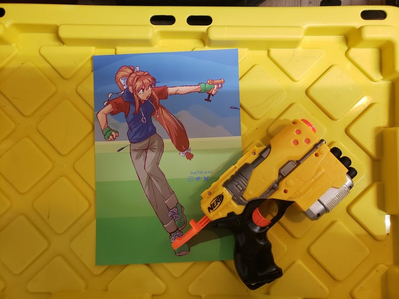Monika Nerf Jolt Poster - Etsy