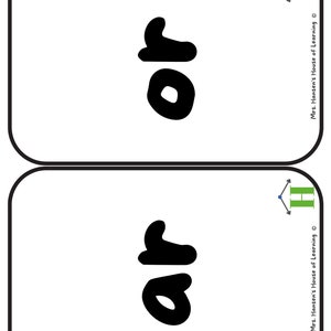 Bossy R Flashcards for Phonics Awareness elementary-middle School - Etsy