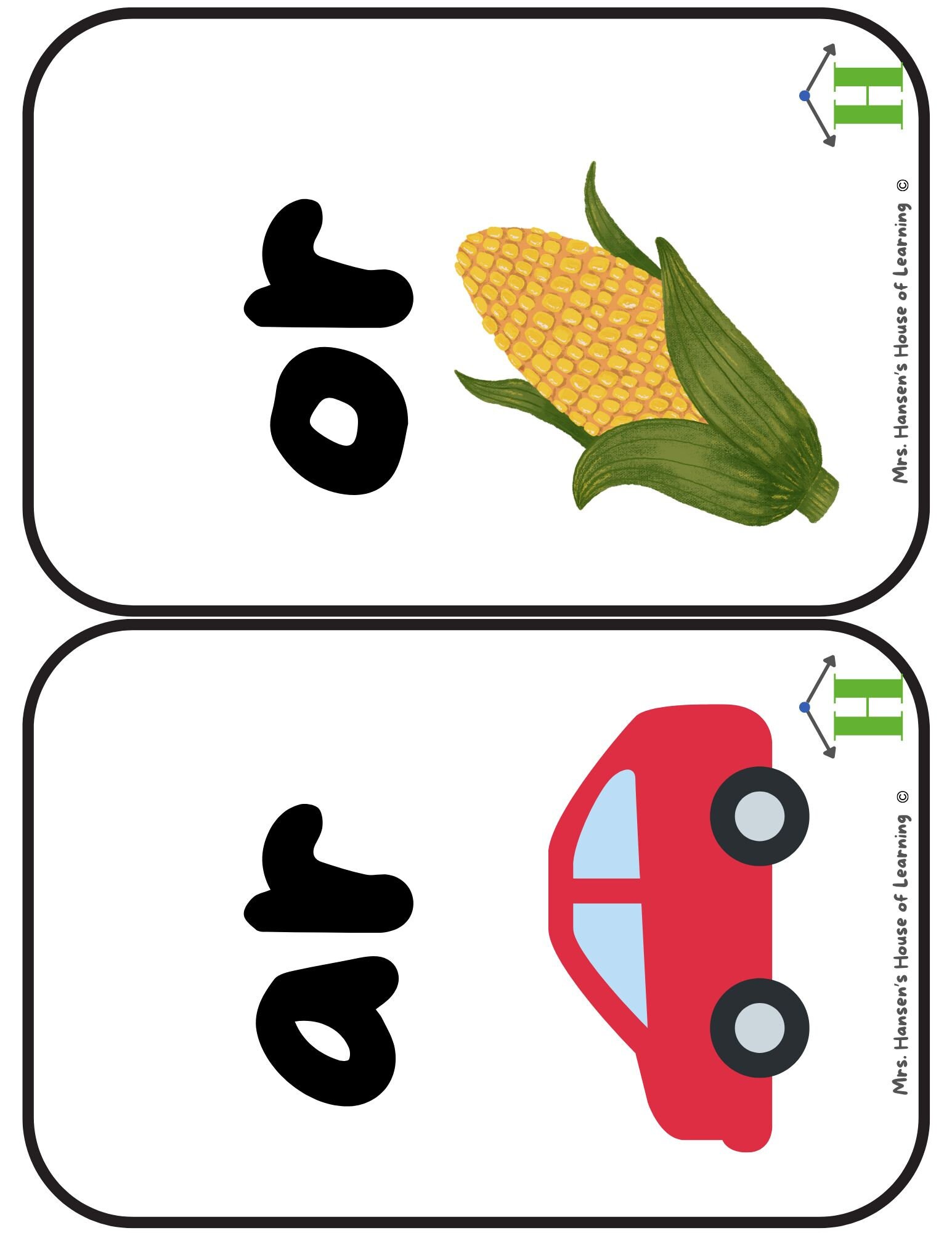 Bossy R Flashcards for Phonics Awareness elementary-middle School - Etsy