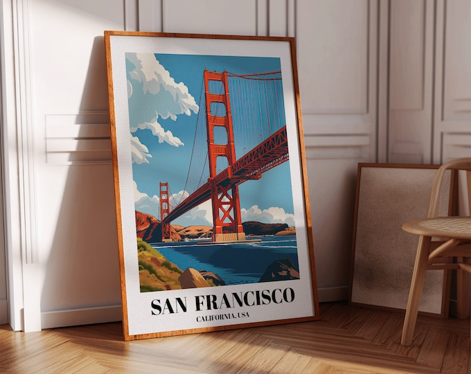 San Francisco Poster San Francisco Print San Francisco Wall Art ...