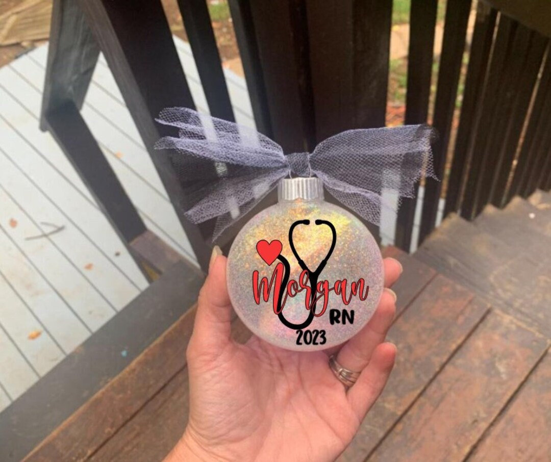 Nurse Ornament, Nurse Appreciation, RN Gift, Personalized Gift, Nurse ...